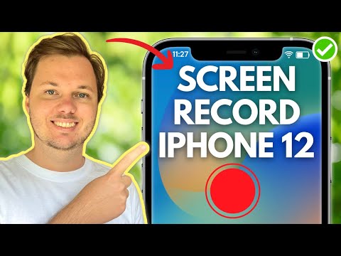 How To Screen Record On iPhone 12/ iPhone 12 Pro/ iPhone 12 Pro Max/ iPhone 12 Mini
