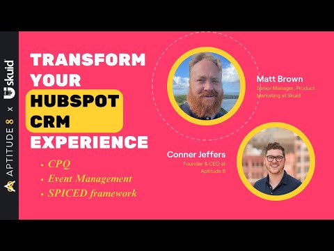 Transform Your HubSpot CRM Experience with Skuid: CPQ, Event Calendar Management, & SPICED