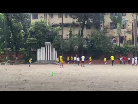Football Practise in Motijheel Ideal school,Dhaka