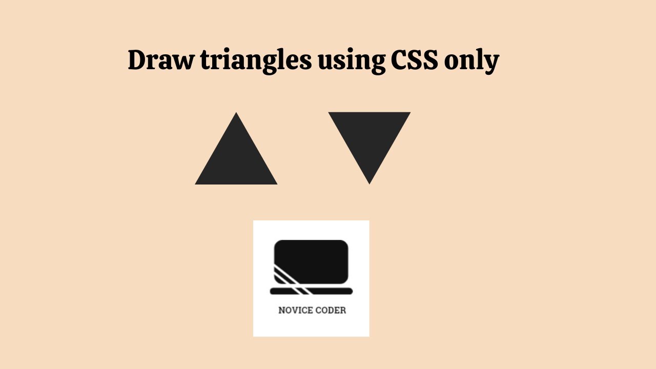How To Draw Triangles Using CSS Only | CSS Triangles | CSS Borders | Using CSS | Triangles Shape