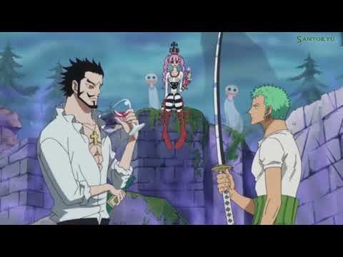 Mihawk le eñseña Haki a Zoro, La Espada Negra. (Sub Español)