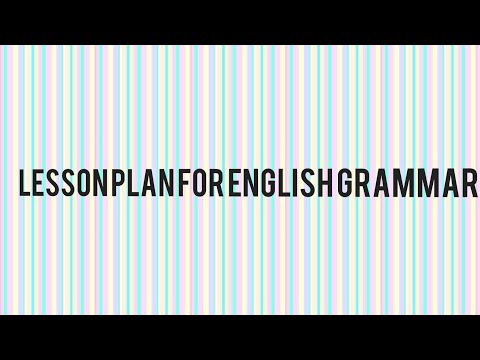 Lesson Plan Of Future Tense of English Grammar