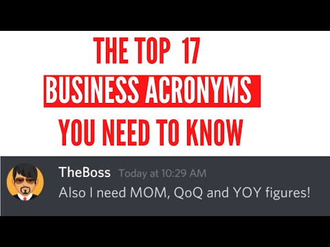 The TOP 17 Business acronyms You Need To Know