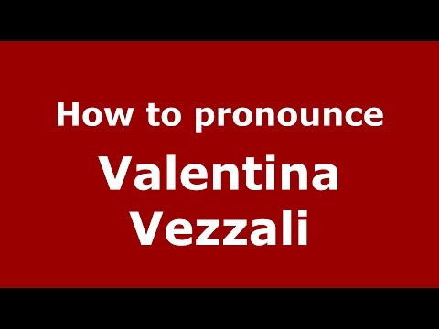 How to pronounce Valentina Vezzali (Italian/Italy) - PronounceNames.com