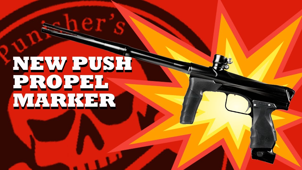 NEWEST Mech Paintball Marker Release! | Push Propel Unboxing and Shooting | Push Paintball Gun