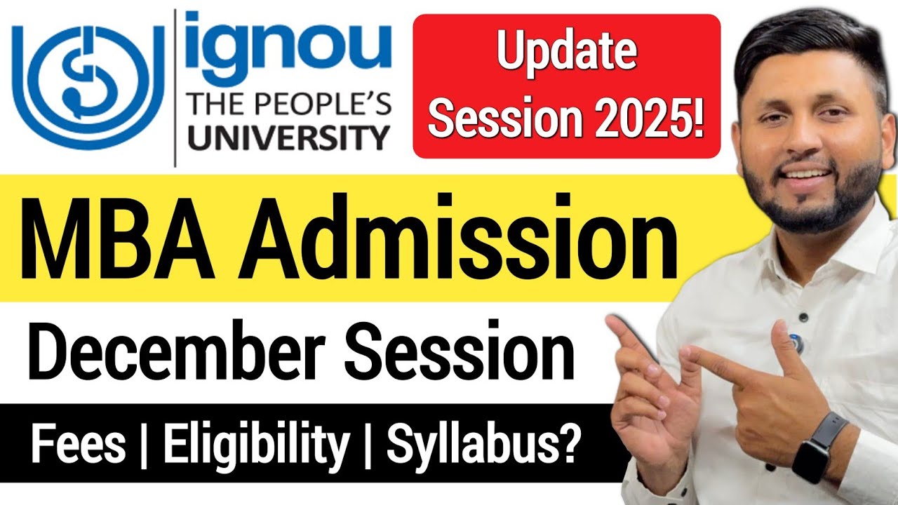 Ignou MBA Admission December 2025 | Ignou Admission 2025 | MBA from Ignou | MBA Ignou Admission 2025