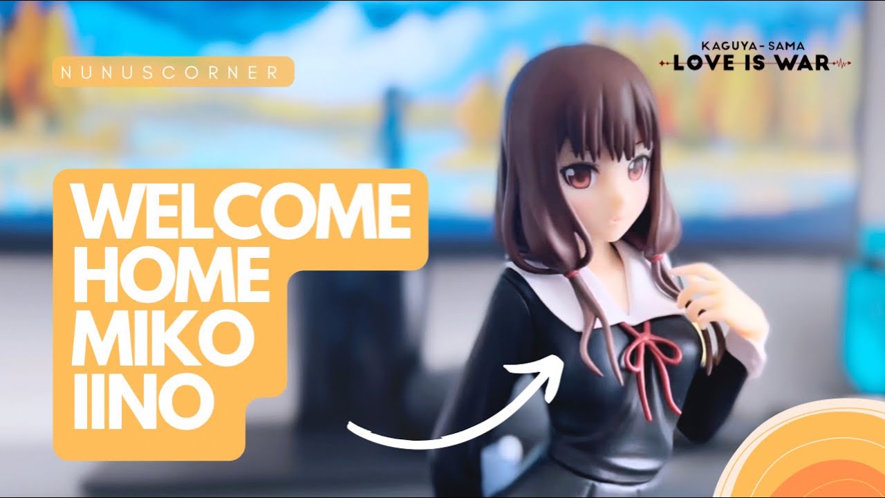 chill unboxing of miko iino 1:7th scale figure by TBS Glowdia | asmr and aesthetic (no talking)