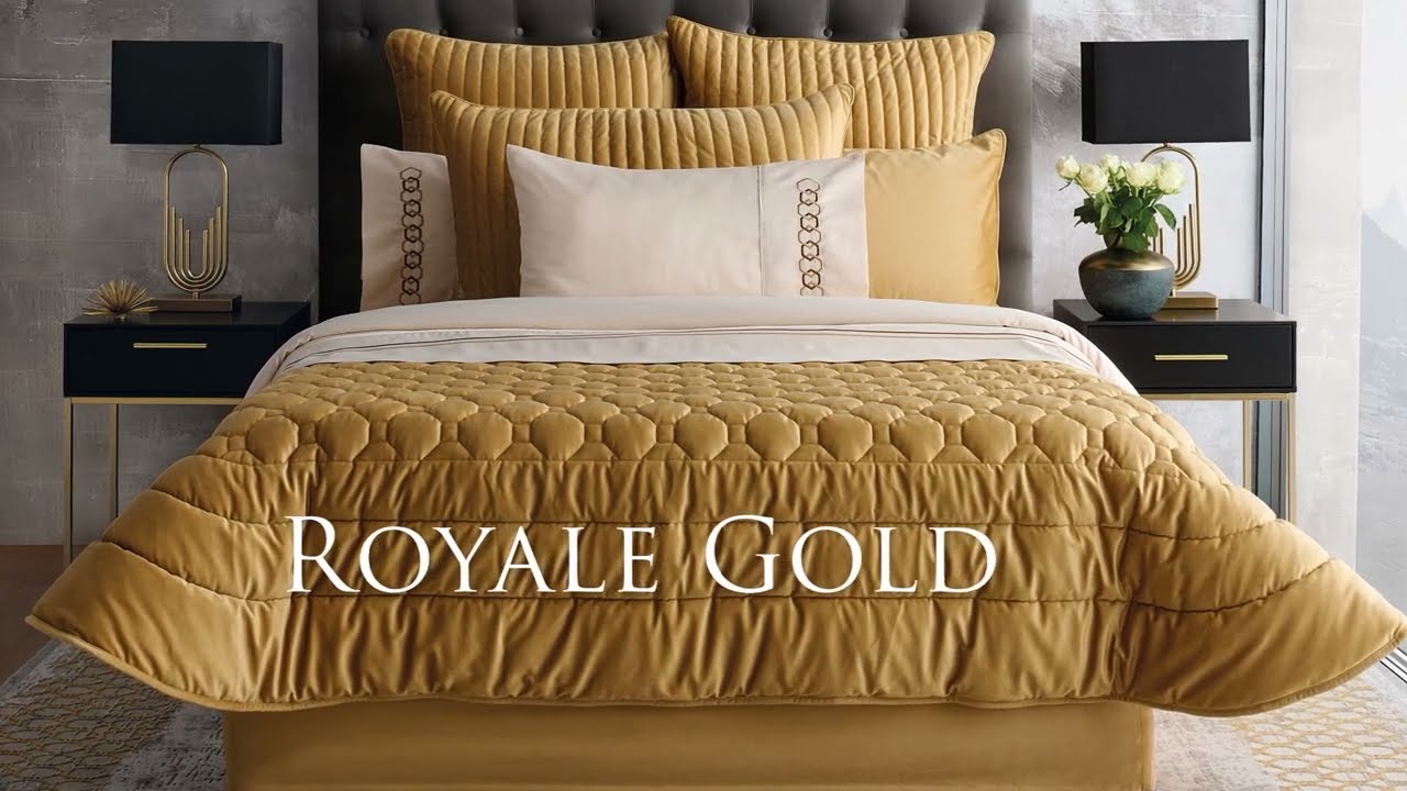 Royale Gold Bedding Set | PRES LES