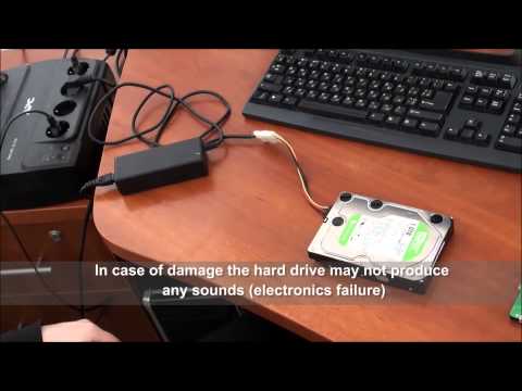 Help to connect external hard drive