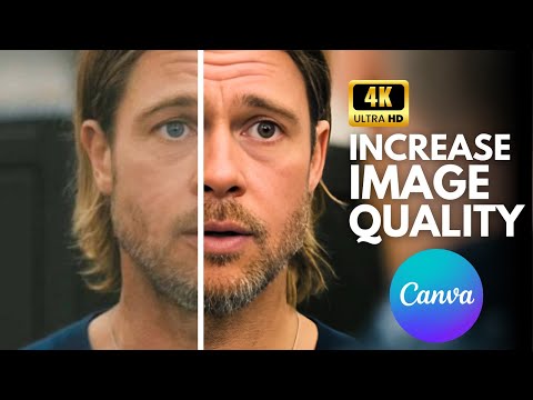 How to Upscale an Image in Canva | How to Increase Quality of an Image in Canva Tutorial