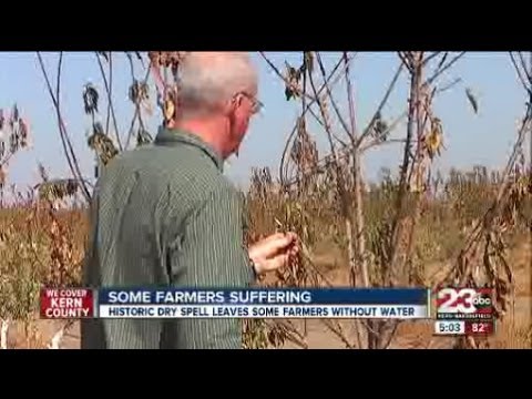 Historic dry spell leaving some farmers struggling with water sources