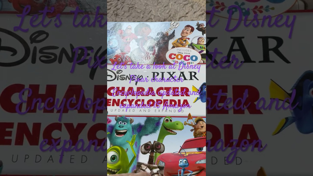 DisneyPixar character #encyclopedia updated and expanded £5#dkbooks @DKinVideo #disney#pixar #book