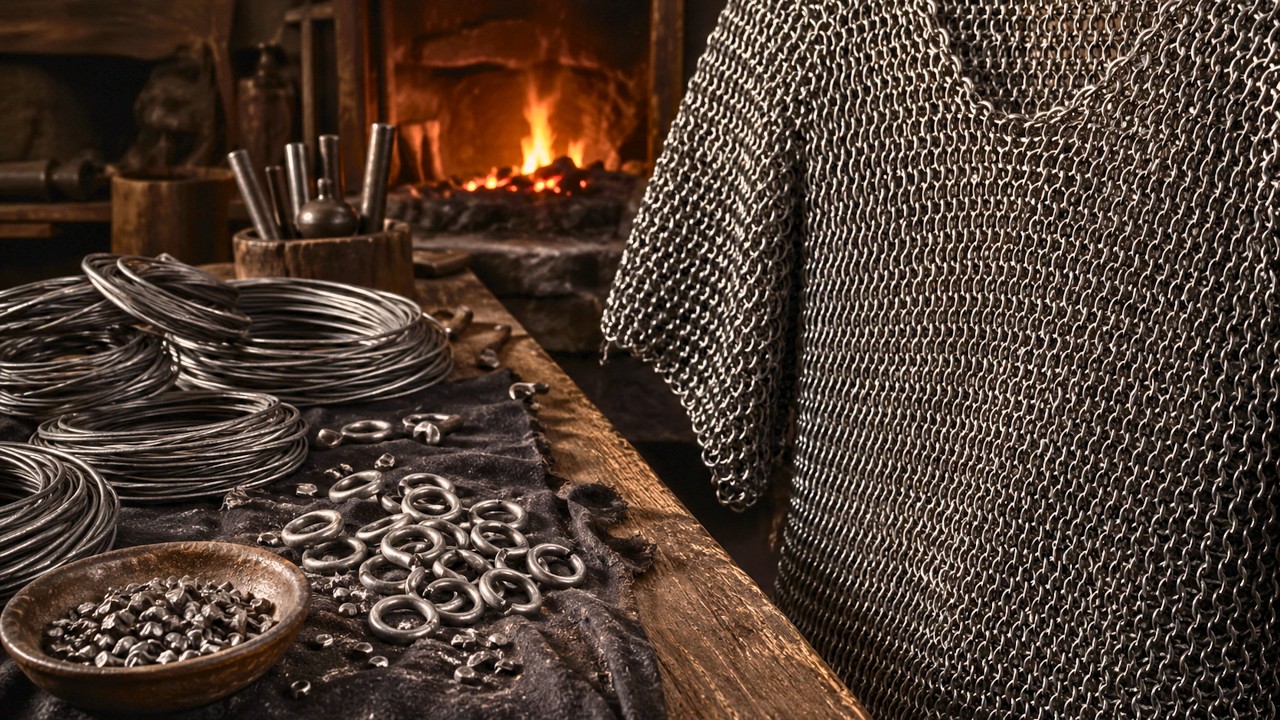 Inside the Medieval Chainmail Workshop: Why One Shirt Took Weeks to Build (Full Process)