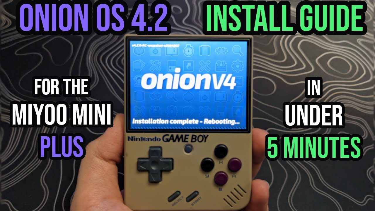 Onion OS Install Guide | In under 5 Minutes | Miyoo Mini Plus