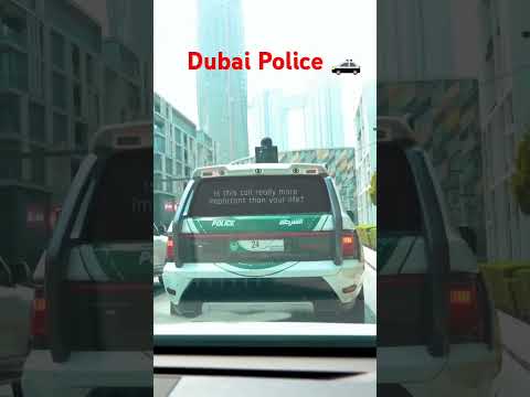 Dubai police power and Technology #dubai #police