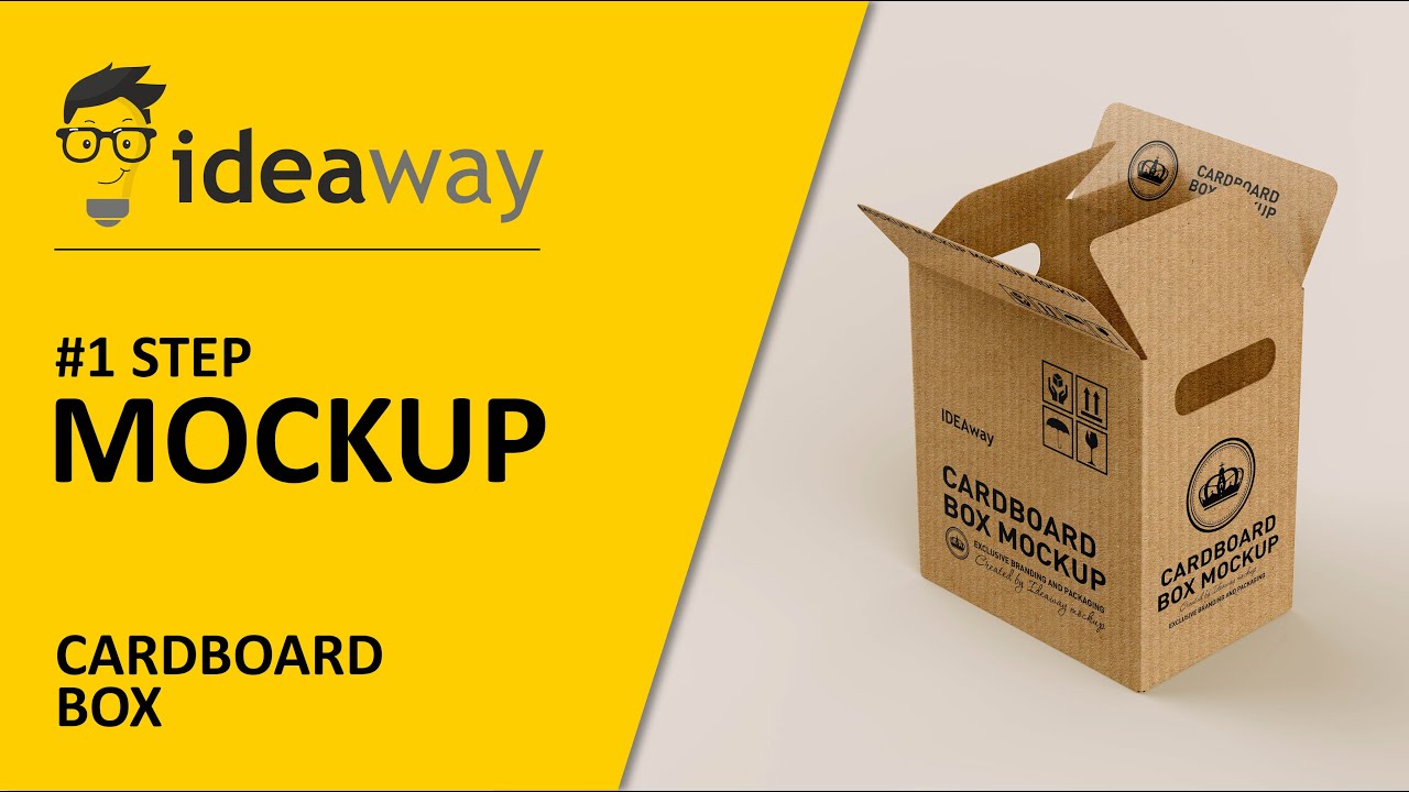 Cardboard Box Mockup