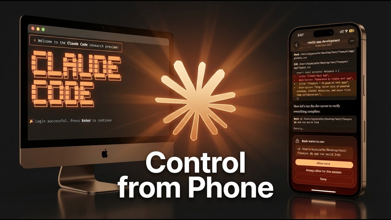 Claude Code Remote Control — Control Your Terminal from Your Phone