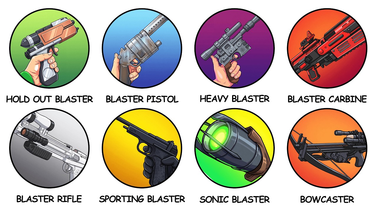 Every Blaster Type Explained