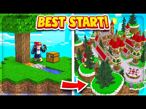 NEW *BEST* SKYBLOCK SERVER START!! | Minecraft Skyblock | Netherite.GG
