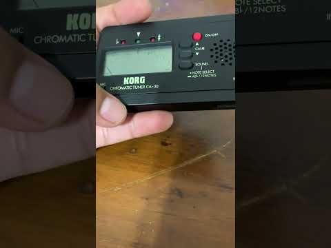 Korg Chromatic Guitar tuner #shorts