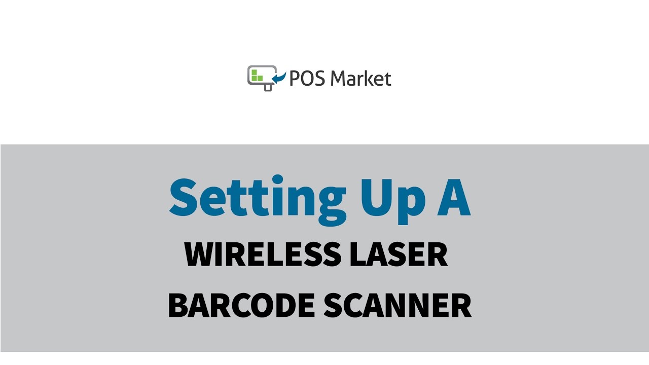 Setting Up A Wireless Laser Barcode Scanner