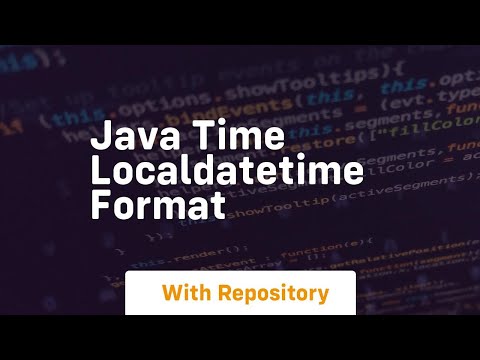 java time localdatetime format