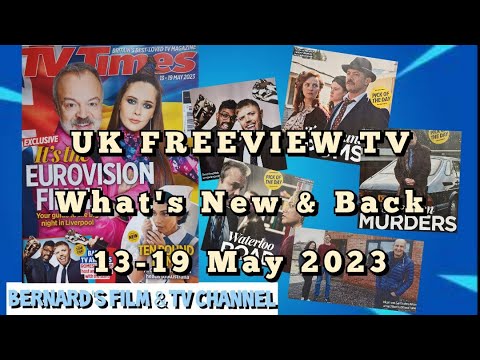 What's New & Back On Freeview UK TV.