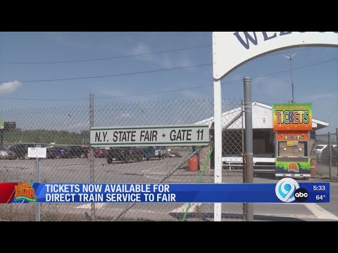 Tickets now available for direct train service to fair