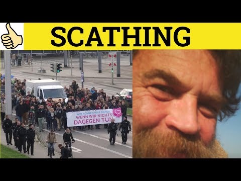 🔵Scathing Scathe Scathingly - Scathing Meaning - Scathe Examples - Scathingly Definition - C2 Vocab