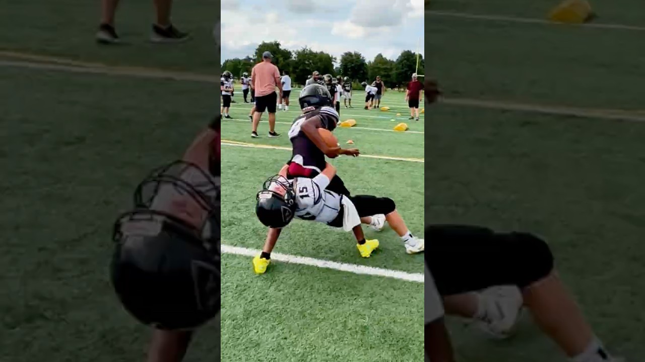 Ally Tackling Part 6 #football #tackledrills #tackling #brokenarrow #youthfootball #footballedits