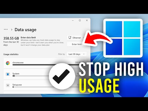How To Stop High Internet Data Usage In WIndows 11 - Full Guide