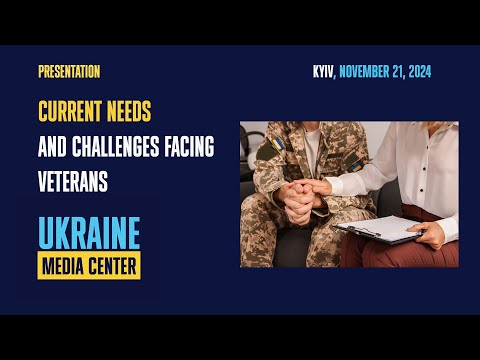 Research presentation: "Current needs and challenges facing veterans of the russia-Ukraine war"