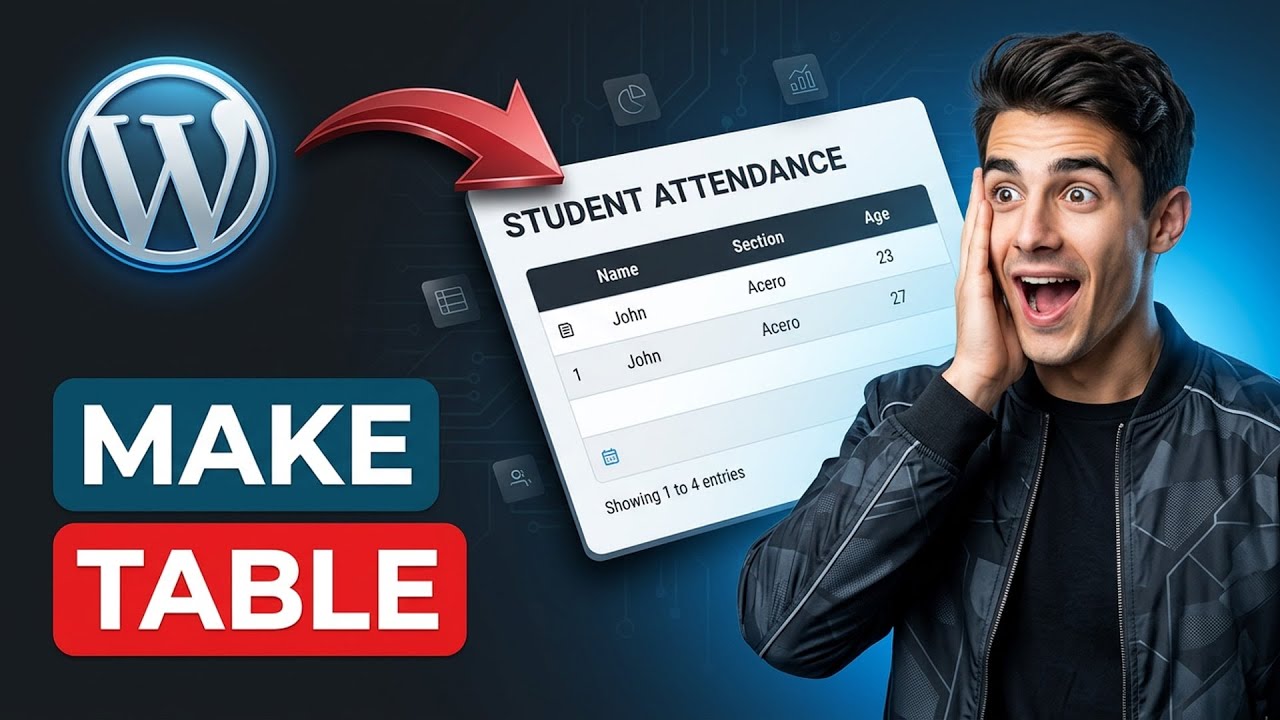 How to create tables in WordPress with TablePress (Easiest Way)(2026 Guide)