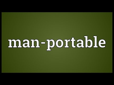 Man-portable Meaning