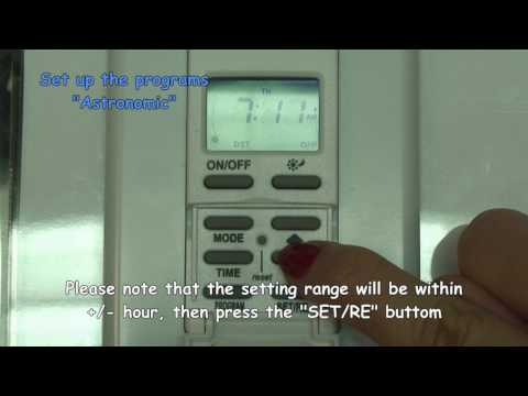 In-Wall Digital Timer (TM-097S) - How to set up the programs