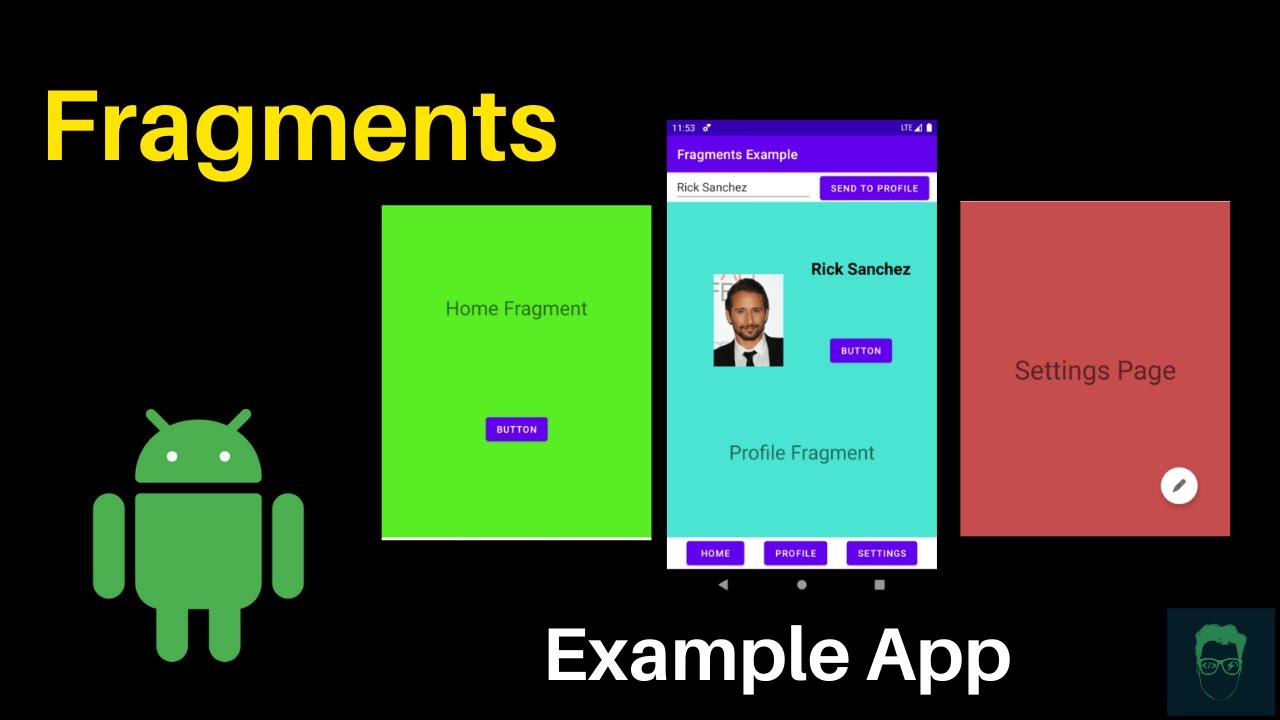 Android Fragments Tutorial with Simple Example App