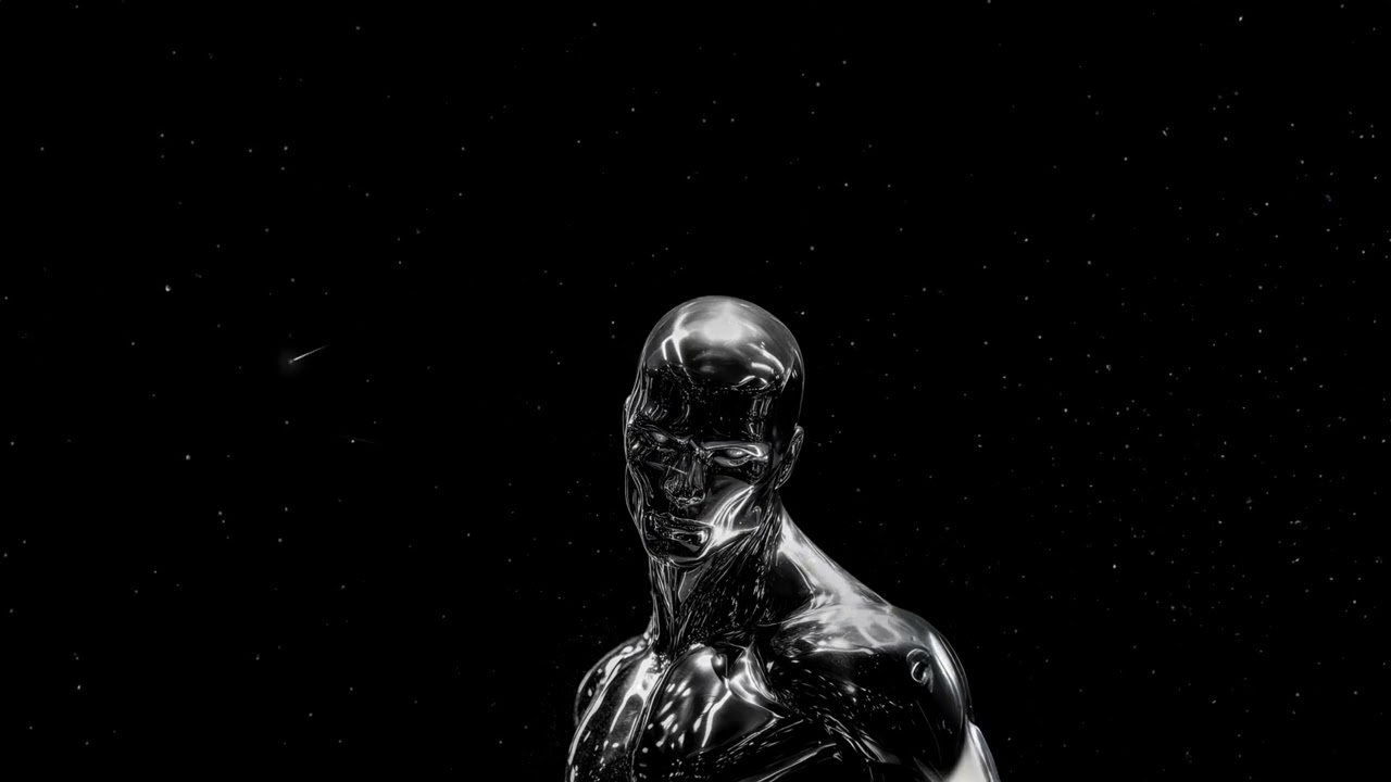 Silver Surfer Space Stars Live Wallpaper 4K HD | Marvel Cosmic Background for PC