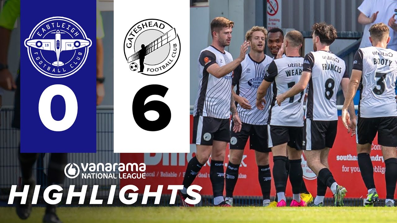 Gateshead score SIX in incredible away win! 🤯 | Eastleigh 0-6 Gateshead ...
