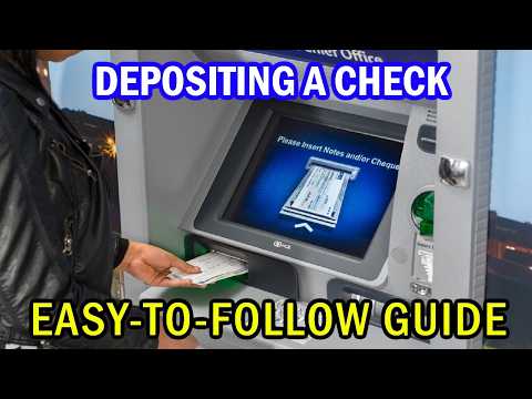 How to Deposit a Check At an ATM: Chase | Wells Fargo | Bank of America