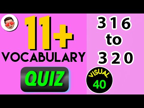 11 plus Vocabulary English (Week 40) #Lessonade #shorts