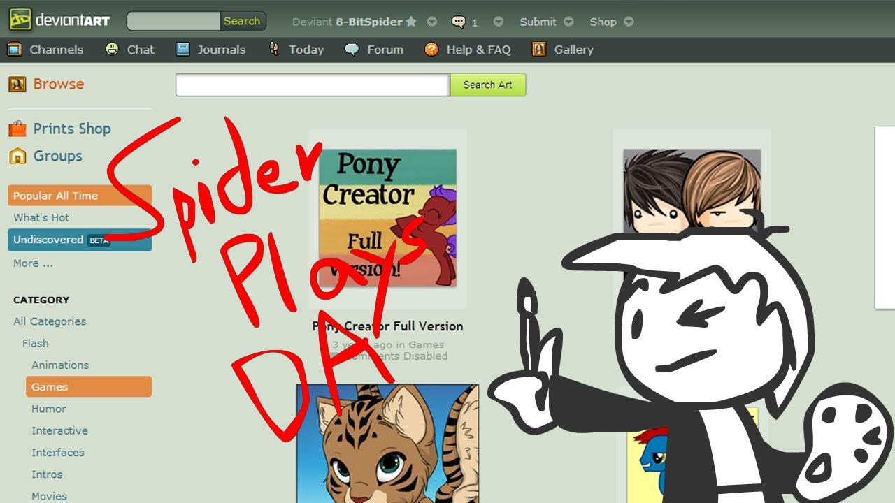 Spider Plays DeviantArt