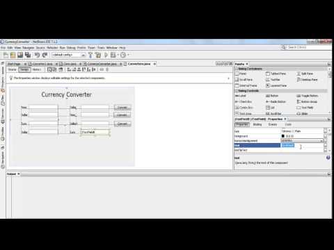 How to make Currency Converter using Java Netbeans