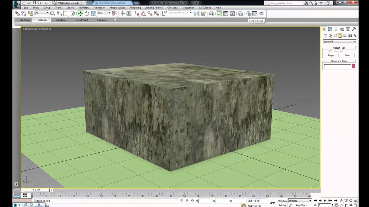3ds Max Tutorial 4: Basic Rendering