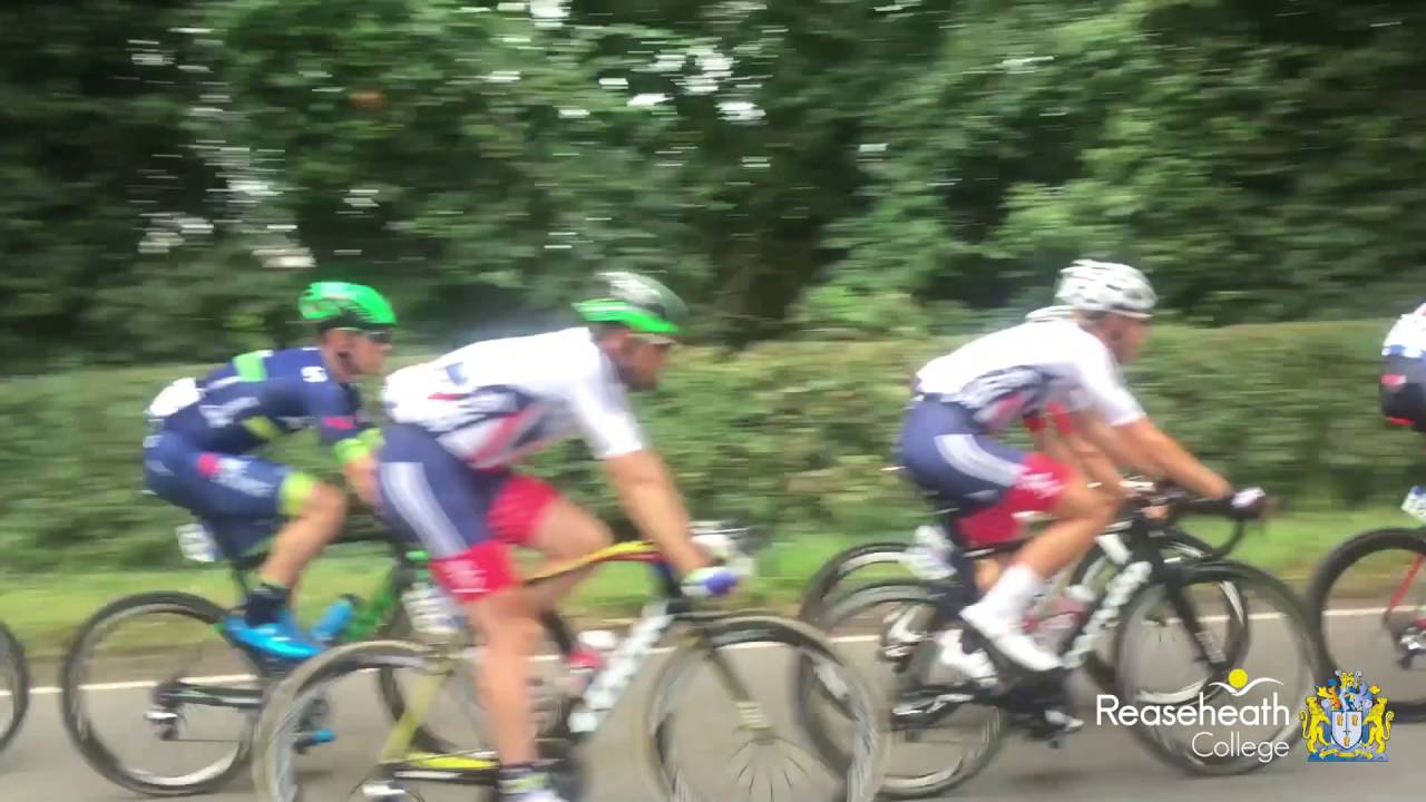 Reaseheath College Tour of Britain aerial artwork Video 2016 (sports)