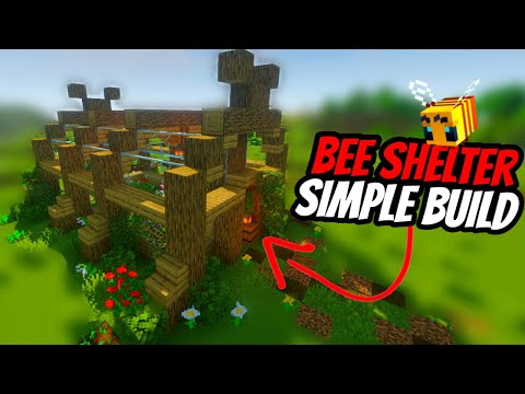 Minecraft VIKING BEE SANCTUARY Easy Build Tutorial!