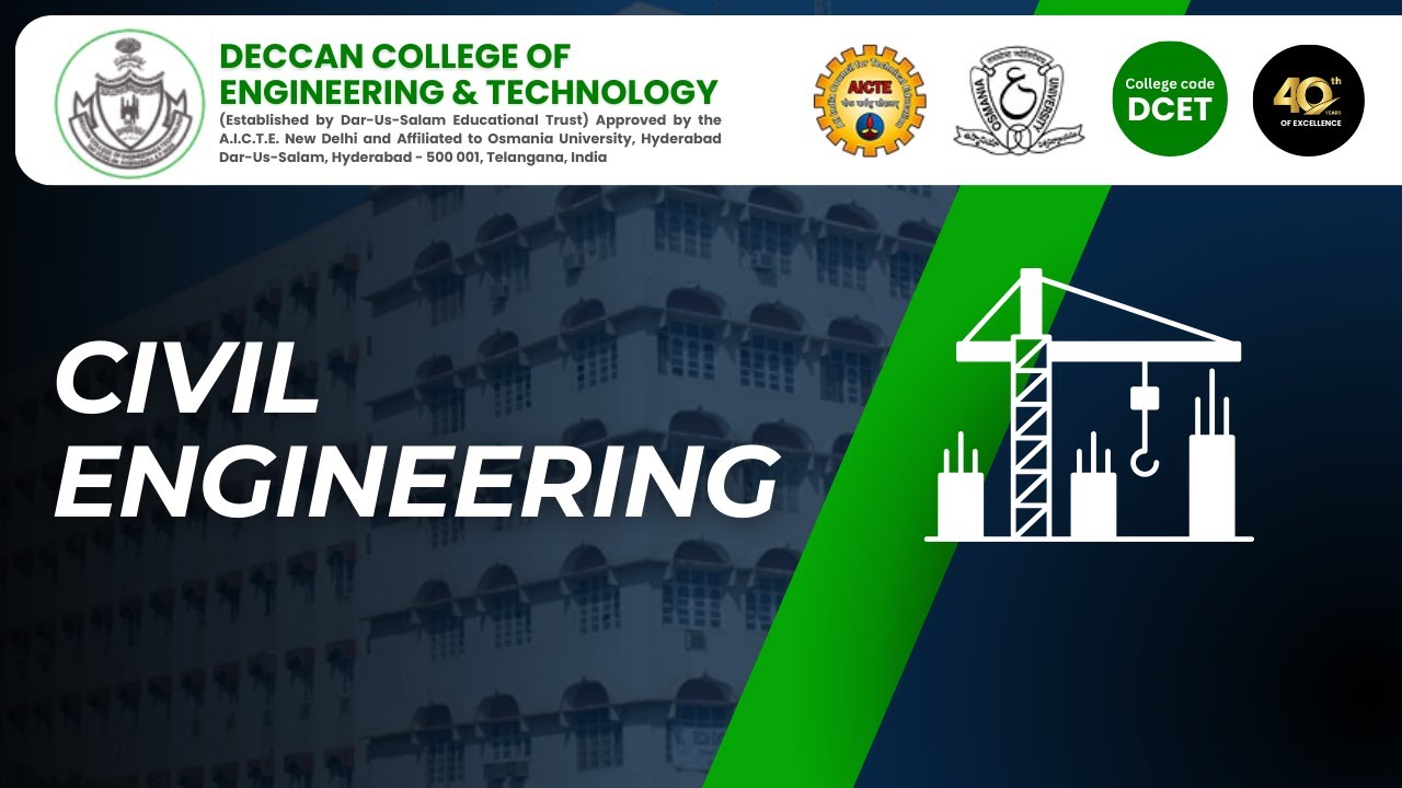 Department of Civil Engineering at Deccan College of Engineering and Technology