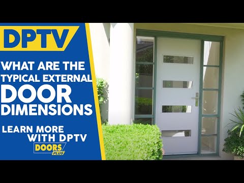 What Are The Typical External Door Dimensions In Australia ? - Doors Plus