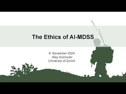 The Ethics of AI-Based Military Decision Support Systems