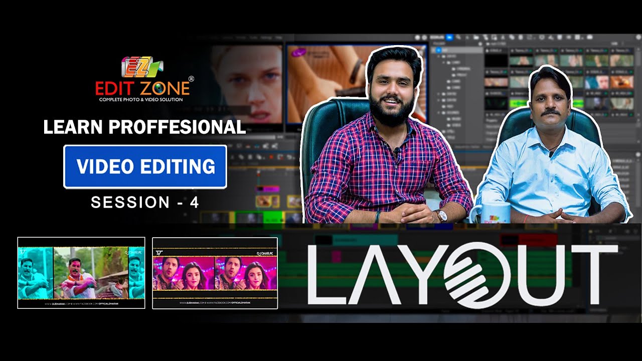 Edius Layouts | Learn Video Editing | Session - 4 | Edit Zone
