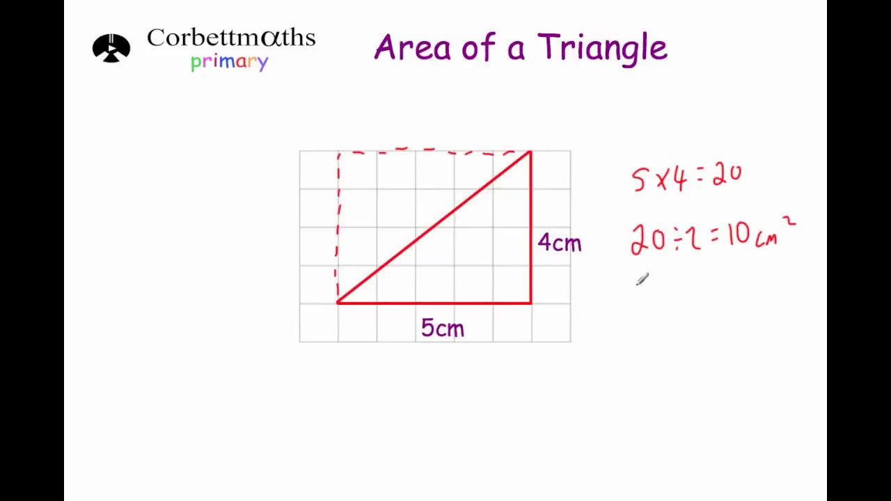 Area of a Triangle - Primary